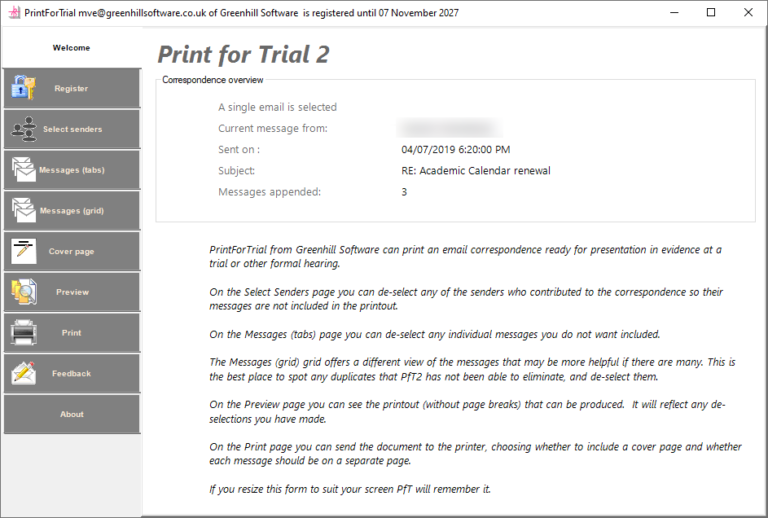 How to use it : Print for Trial